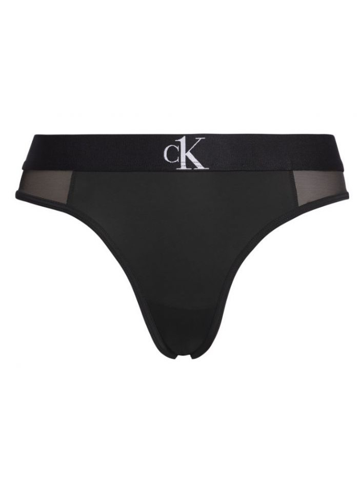 Női Tanga Aslónemű Calvin Klein Ck One Underwear Fekete